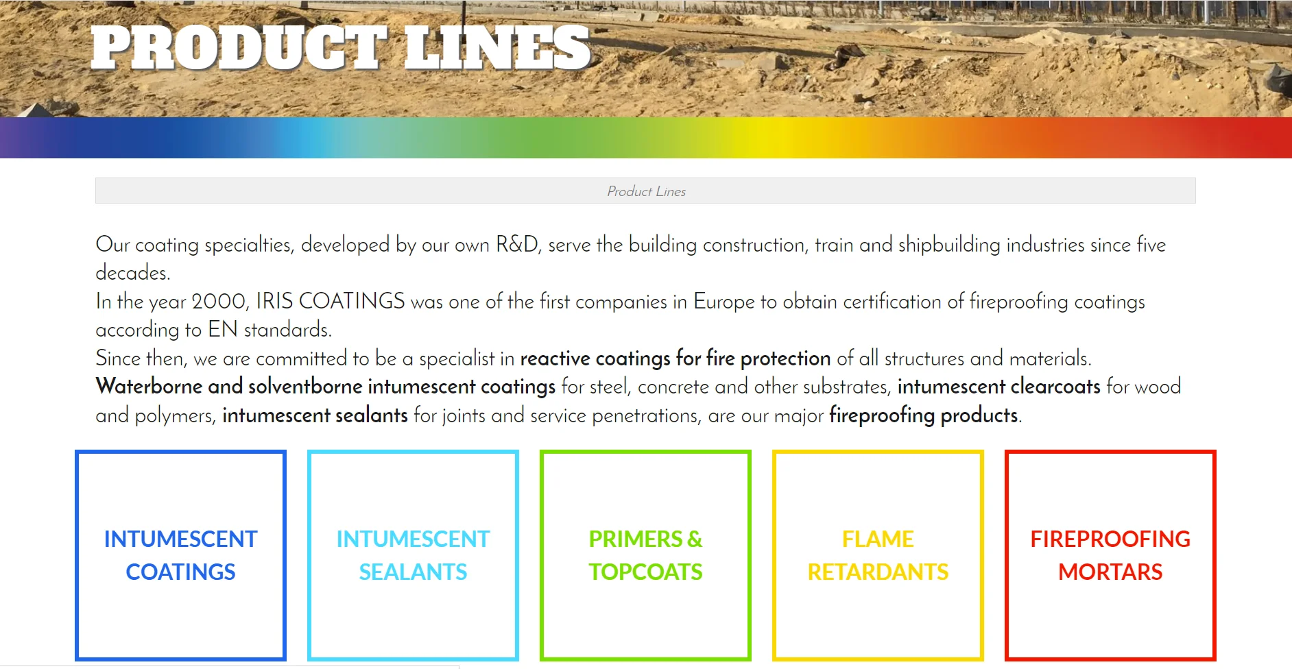 Special Primer Iris Primer 3500 For Intumescent Coatings For Concrete ...