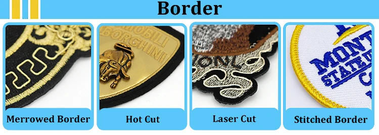 Custom Human Head Logo Felt Fabric Embroidery Badge Iron on Custom ...