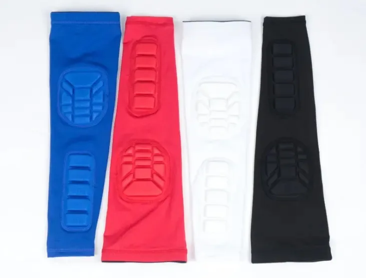 Honeycomb Pad Crashproof Basketball Arm Guard Sleeve Elbow Support ...