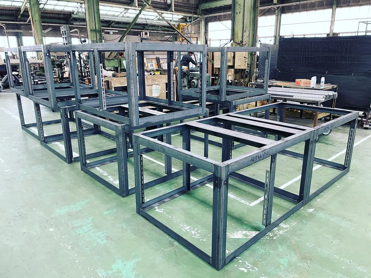 Japanese Frames Channel Base Abutment Work Scaffold Trestles Tools ...