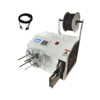Touch Screen Semi-automatic Wire Cable Tying Winding Machine Automatic ...