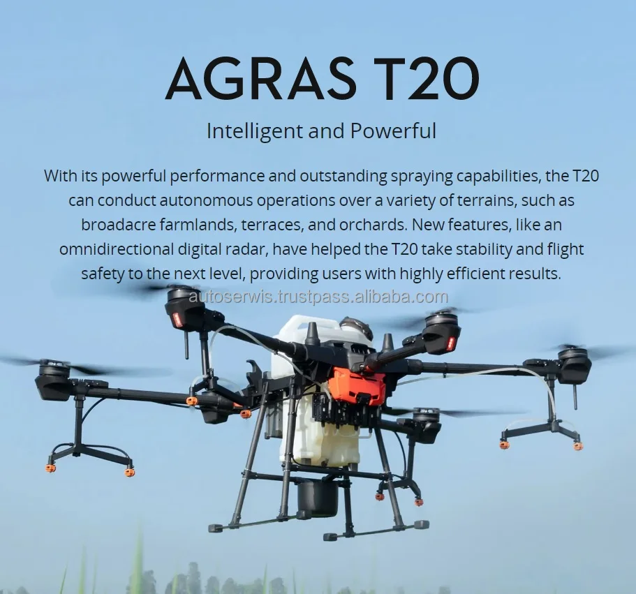 Dji Agras T20 Agricultural Agriculture Sprayer Drone Ip67 - Delivery Worldwide - Free Shipping ...