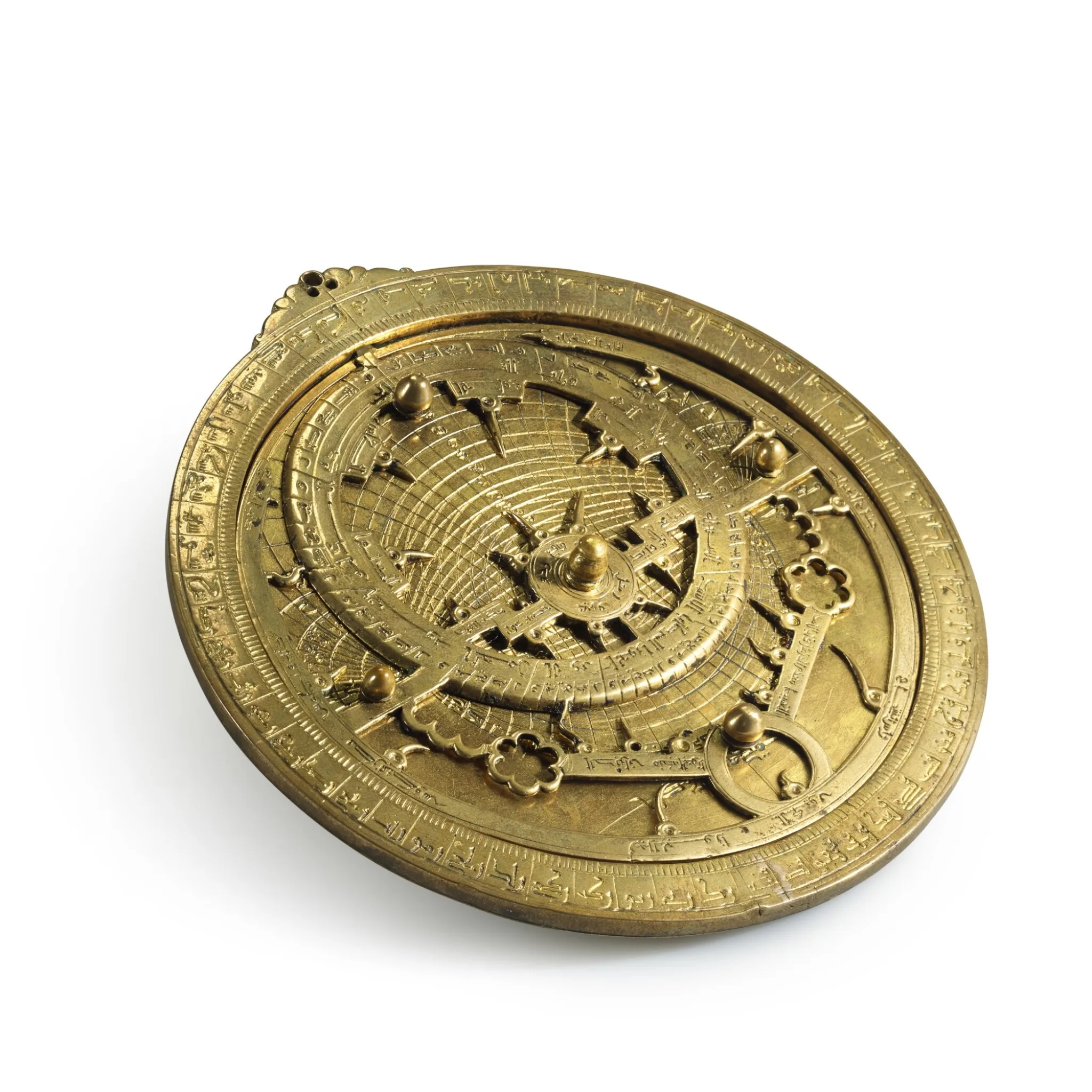 High Quality Vintage Antique Brass Astrolabe Arabic Calendar Brass ...