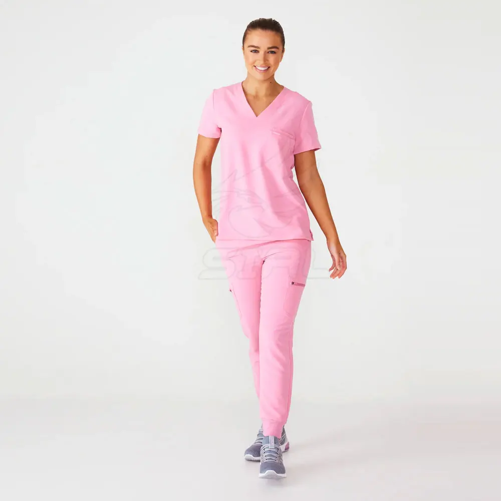 2023 Top Quality Nurses Medical Uniforms Breathable Half Sleeve Nursing ...