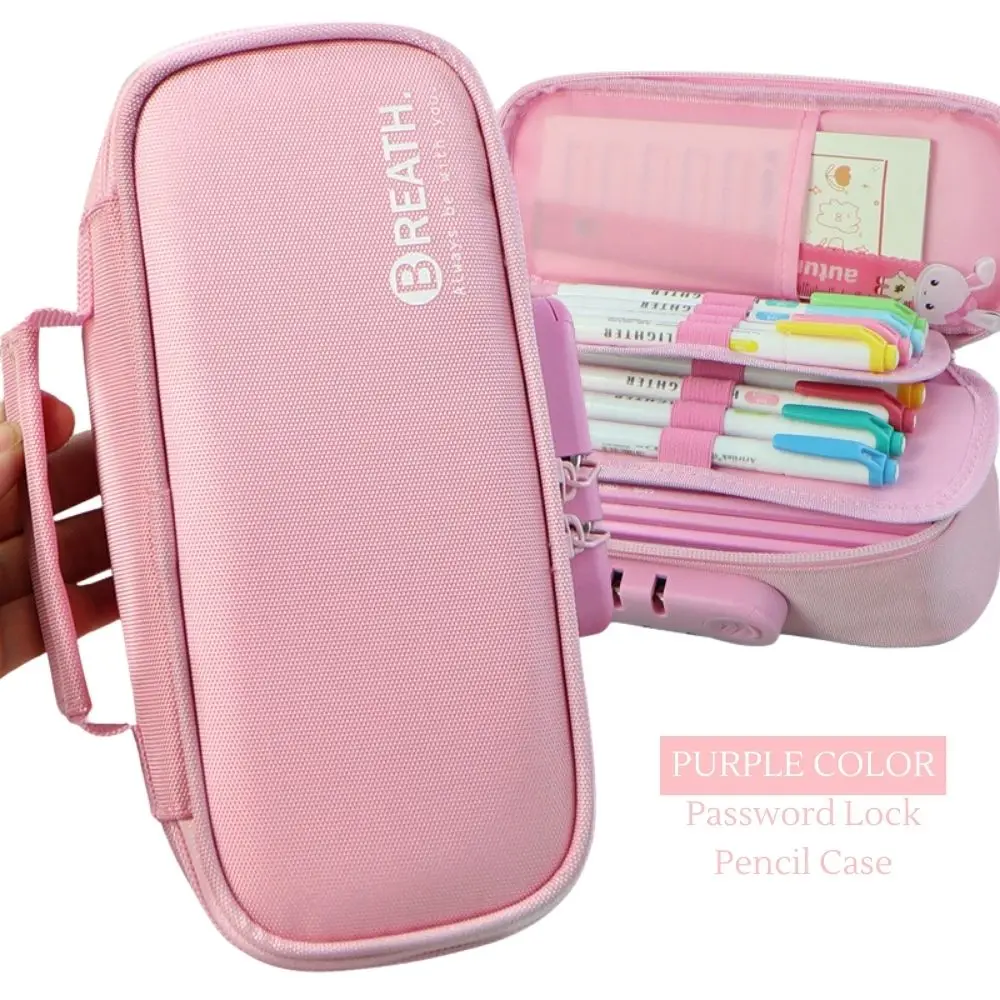 Rich Color Large Beautiful Design Pencil Case Canvas Material Tsa Lock ...