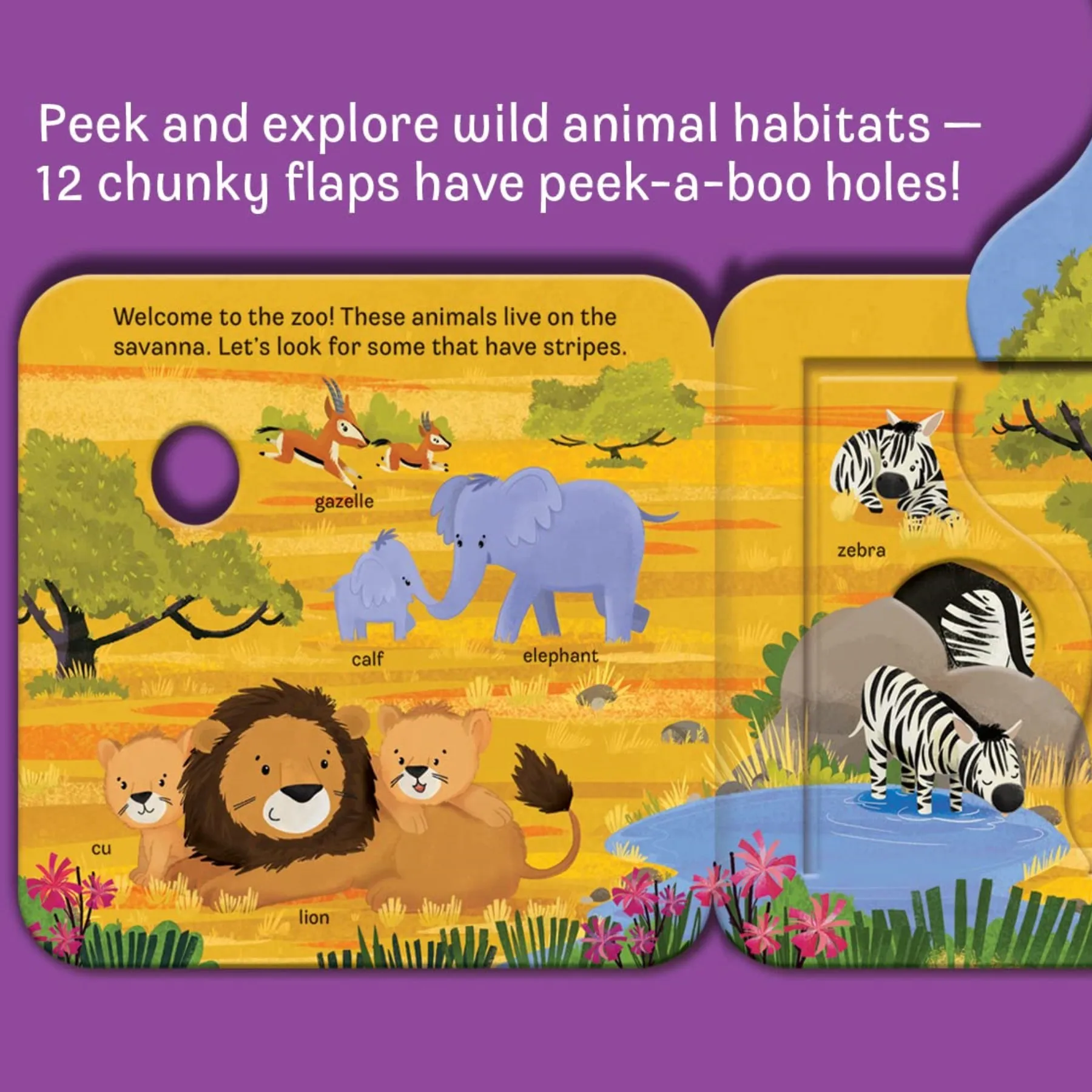 4c Printing Peek-a-flap Board Book Lift The Flap To Search Fun - Buy ...
