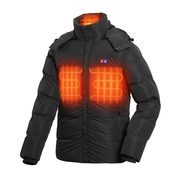 Men Women Intelligent 5v USB Heated Jacket Clothes Coat With Detachable ...