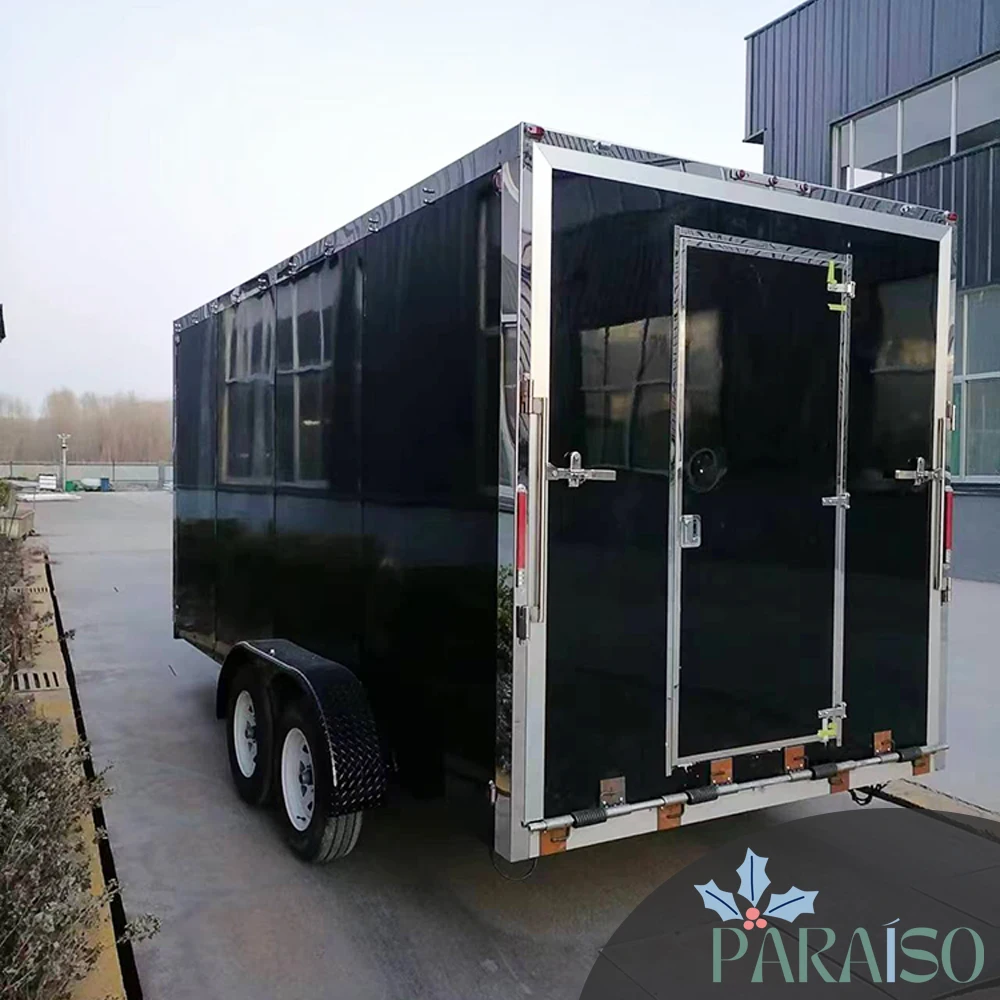 Paraiso Trailer - Enclosed/cargo/v-Nose 12ft/16ft Single Axle