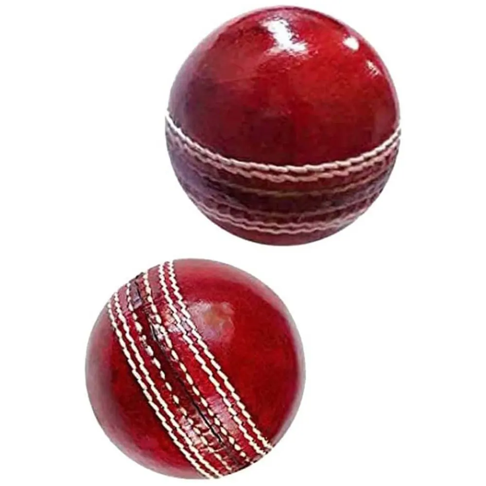 Red Cricket Ball | Red Color Leather Cricket Balls for Practice a Grade ...
