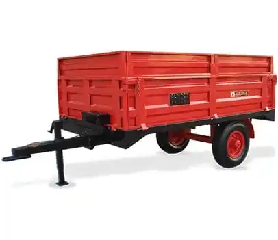 Small Compact Tractor Trailer 2 Wheel Tractor Trailer 3t 6t Semi ...