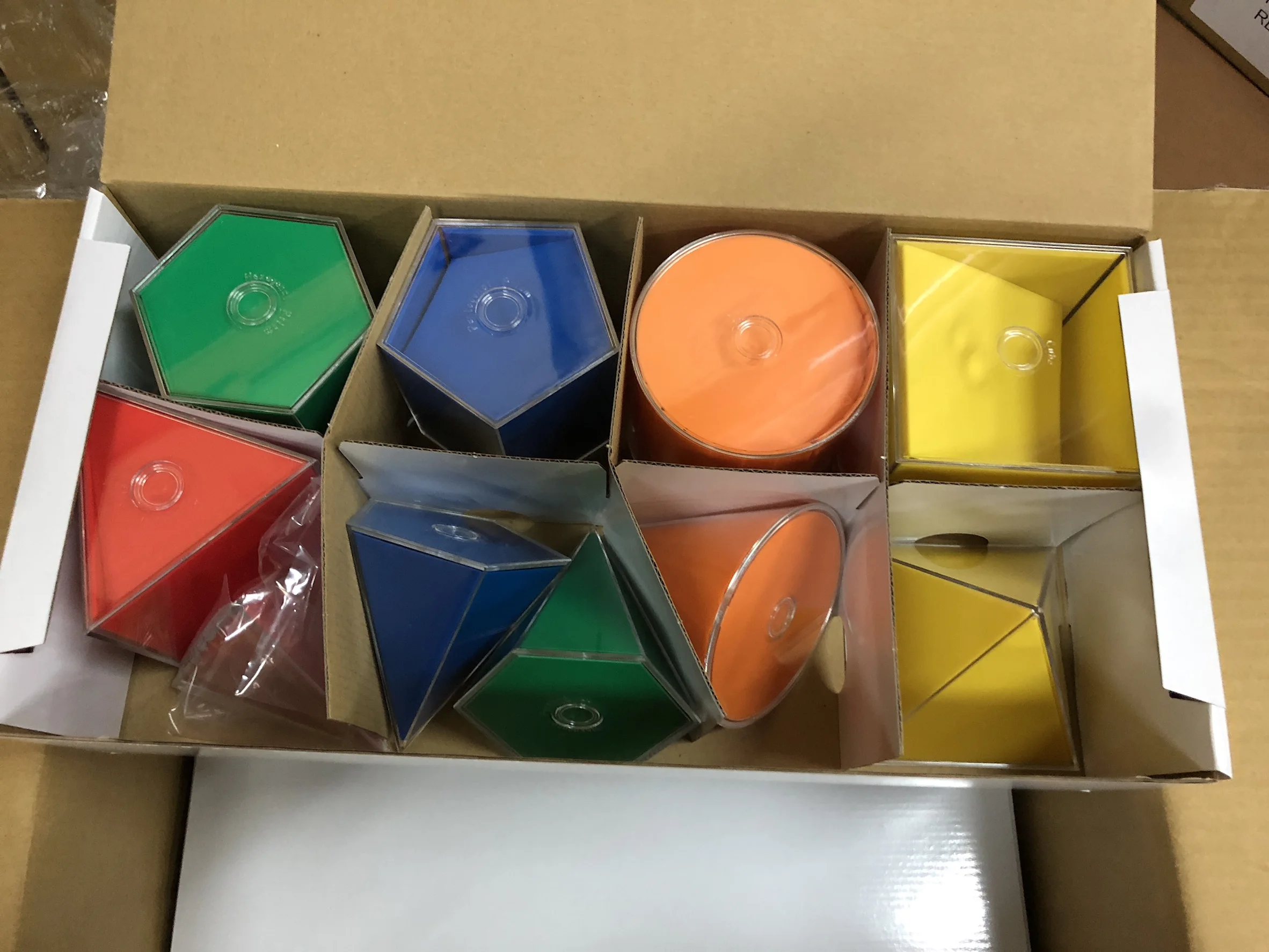 10pcs 2d/3d Folding Geometric Shapes - Buy Geometric Shapes,3d Shapes ...