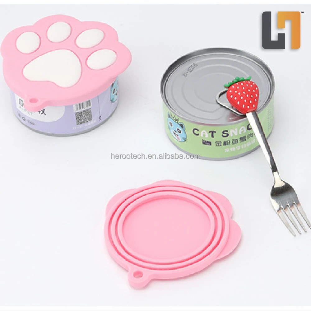 Universal Silicone Can Lids For Pet Food Cans Dishwasher Safe Lid For ...