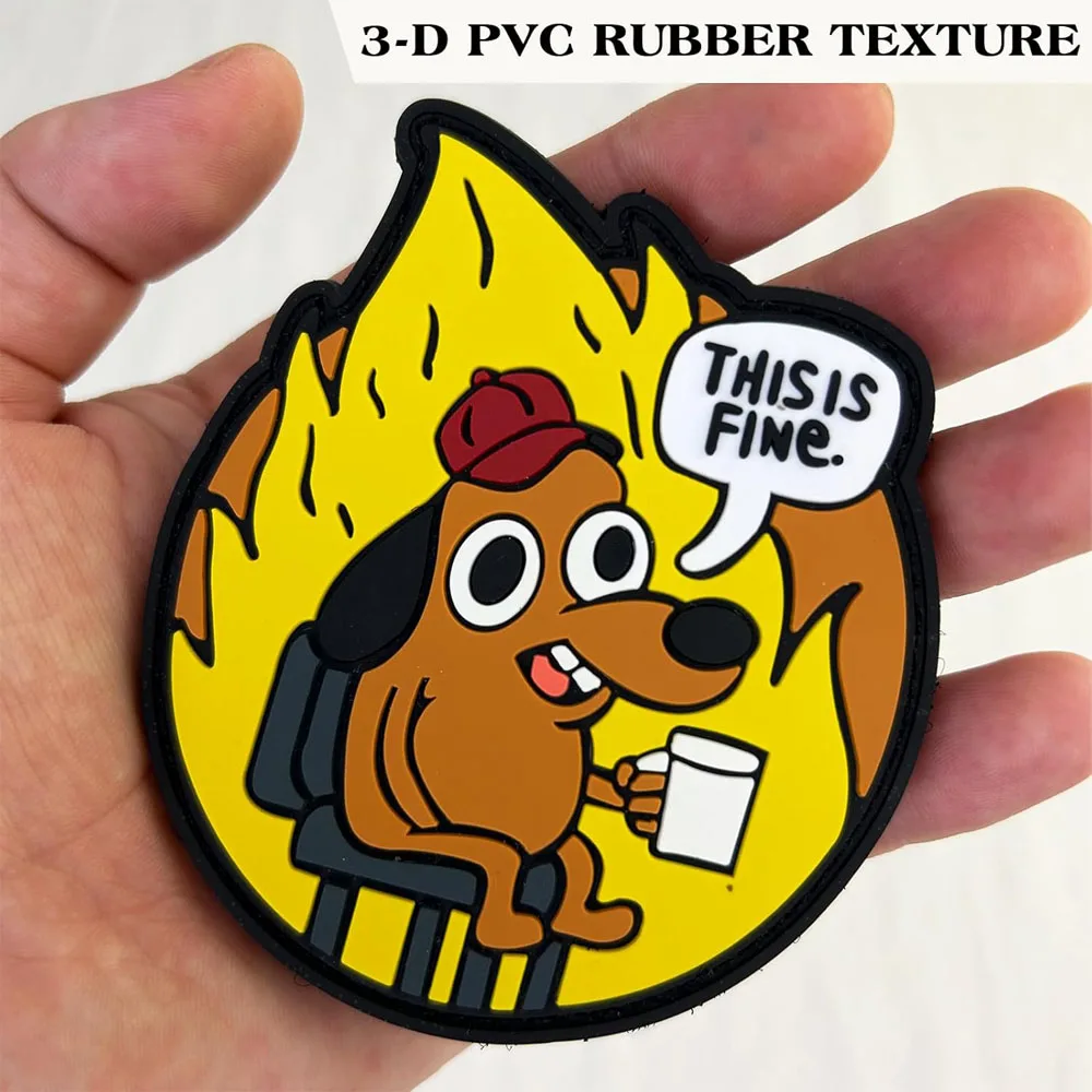 Custom Printed High Quality PVC Rubber Patches Embossed Logo ...