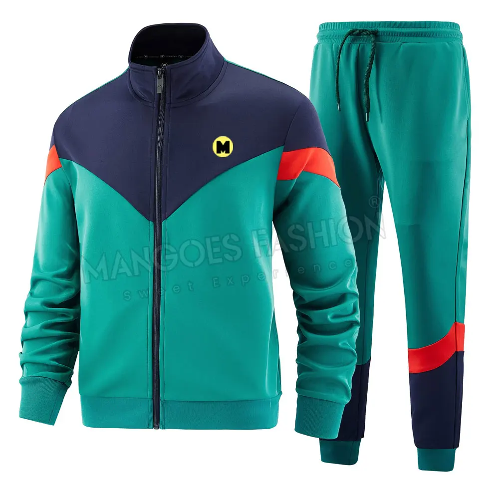 Custom Men Slim Fit Sports Tracksuits Set Fitness Sports Tracksuit ...