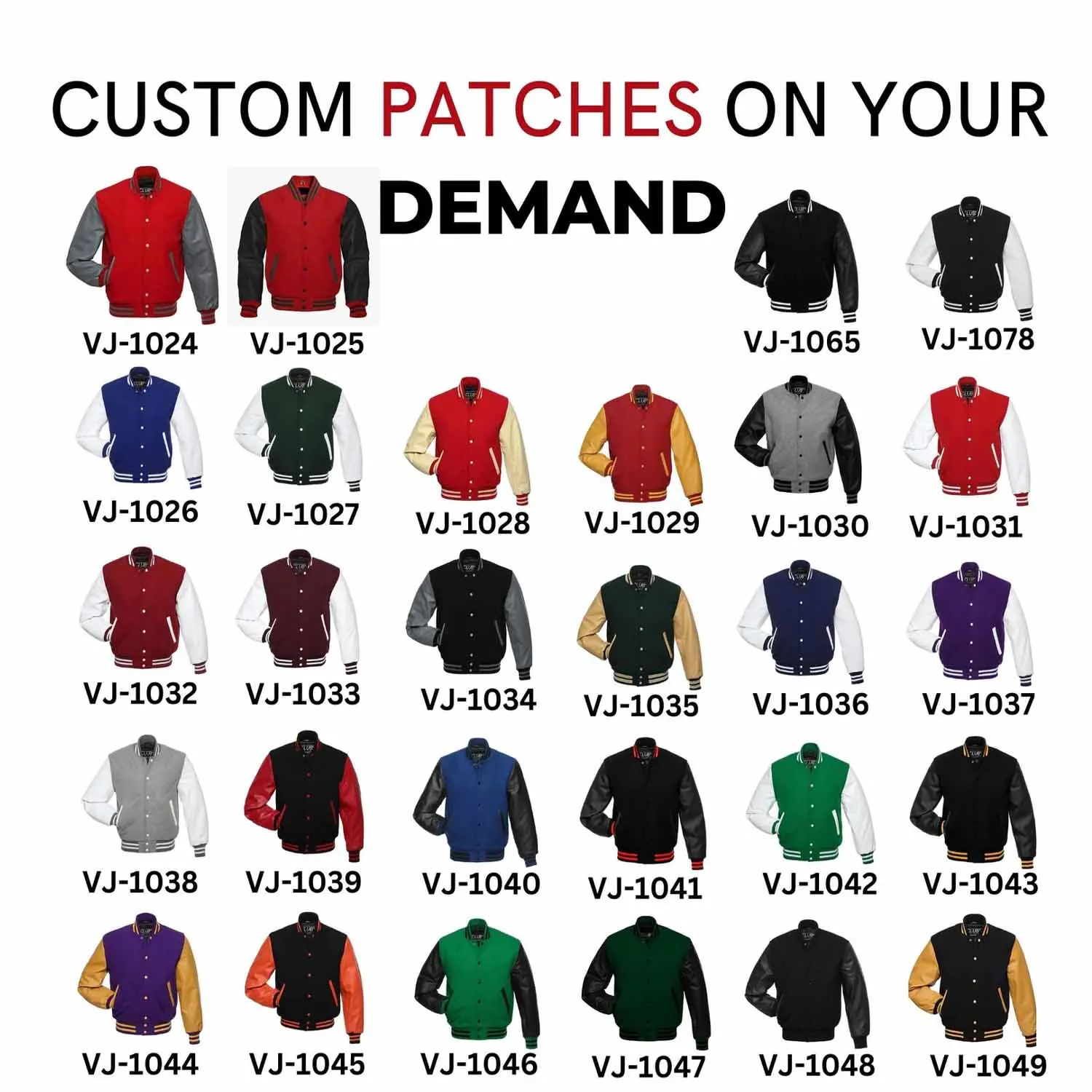 Fully Custom Letterman Jacket Premium Classic Snap Button Vintage ...
