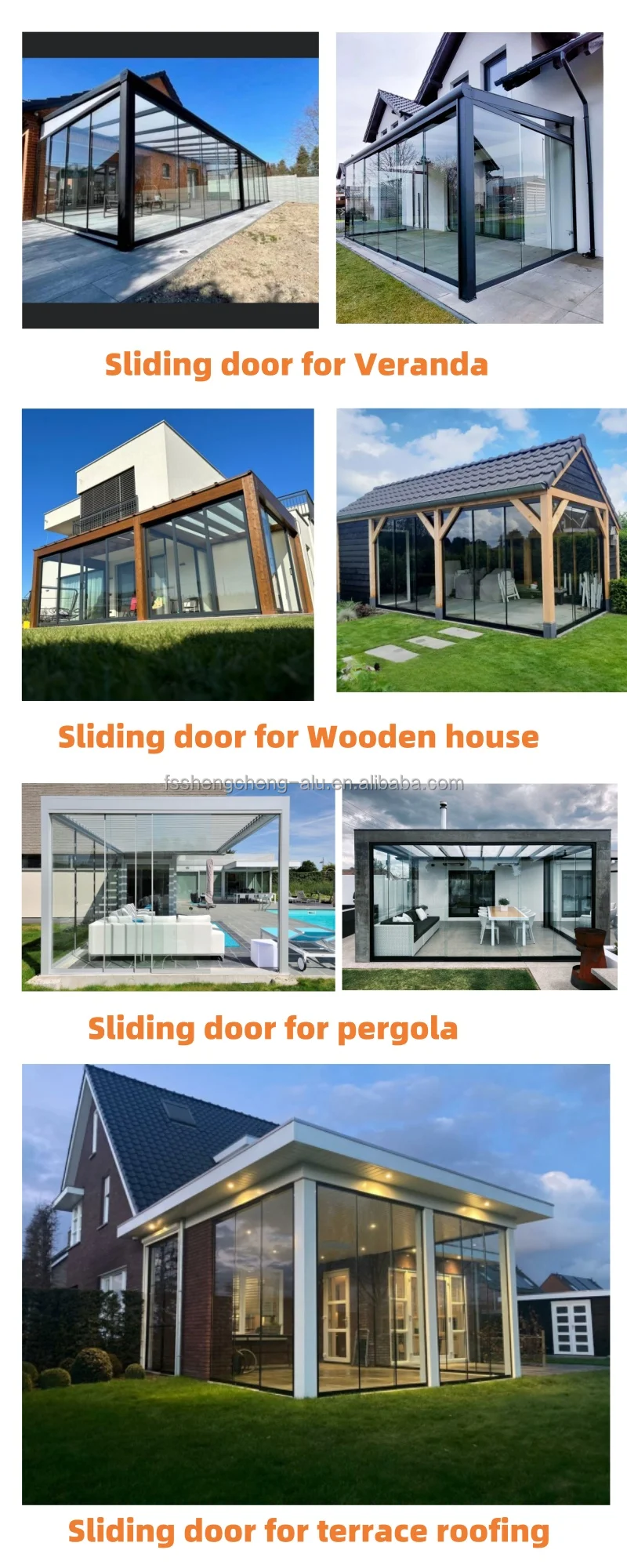 CE Approved Sliding Glass Veranda - Durable & Stylish
