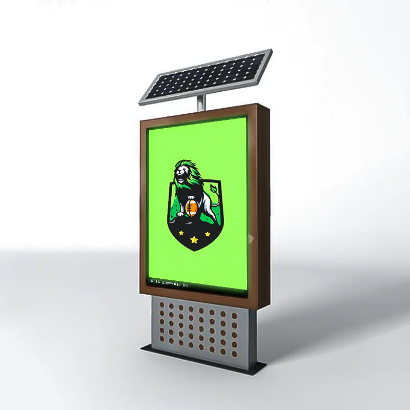 Solar Panel Powered Ip67 Waterproof Outdoor Billboard Advertising ...