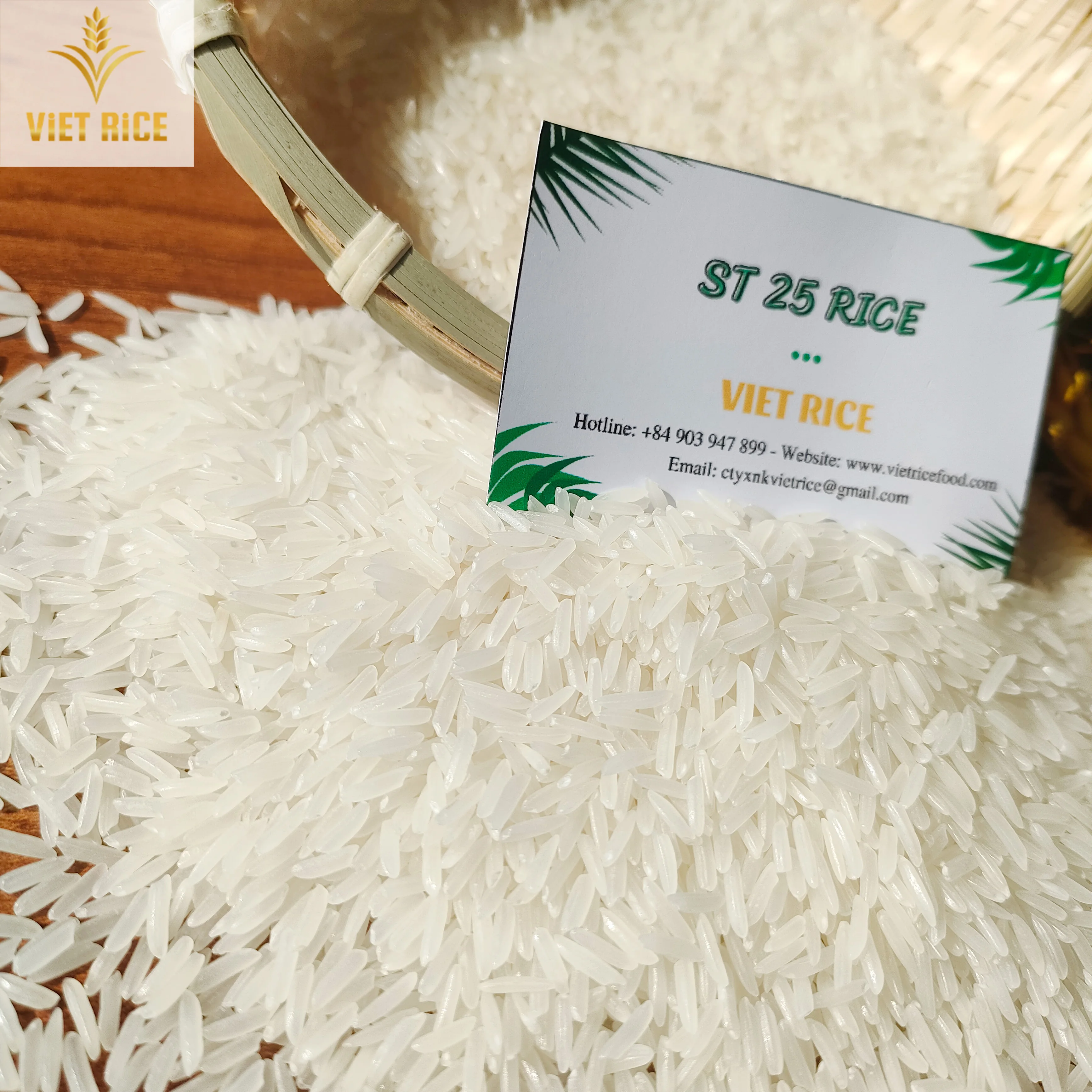 Vietnam St25 Rice Long Grain Fragrant White Rice 5% Broken Whatsapp +84837944290 - Buy Rice ...