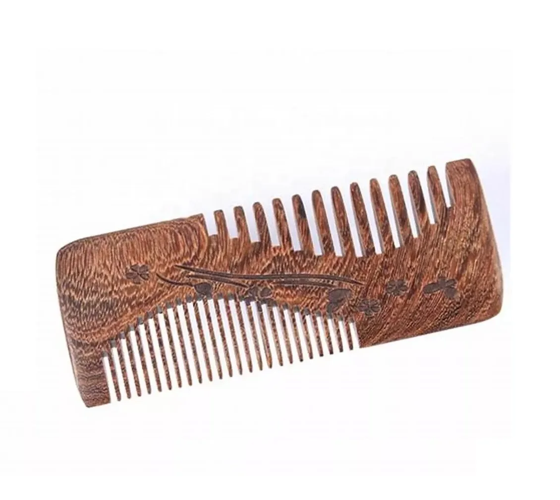 Best Quality New Organic Pure Neem Wood Detangling Hair Comb for Long ...