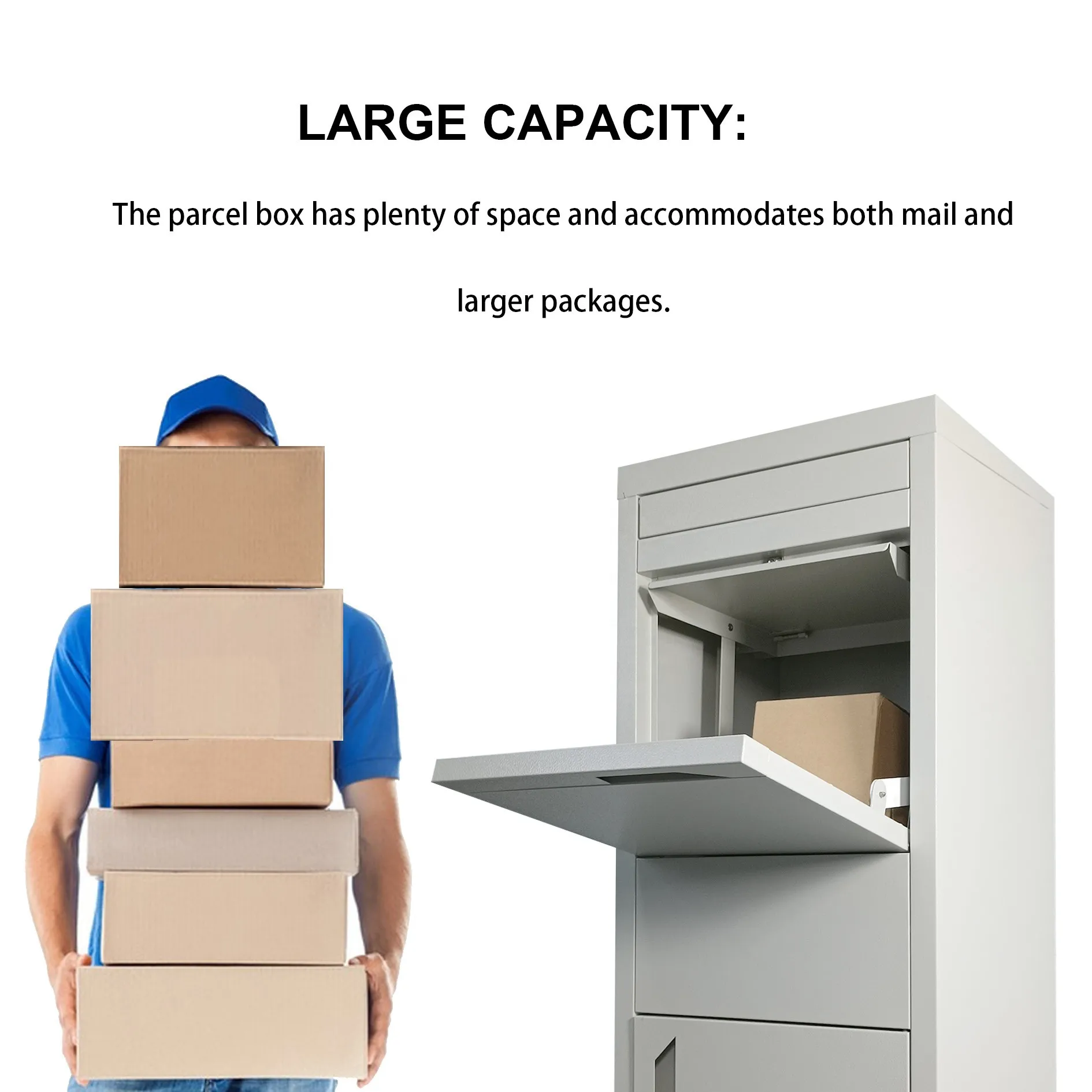 Customizable Stainless Steel Wall Mounted Mailbox with Key Lock ODM