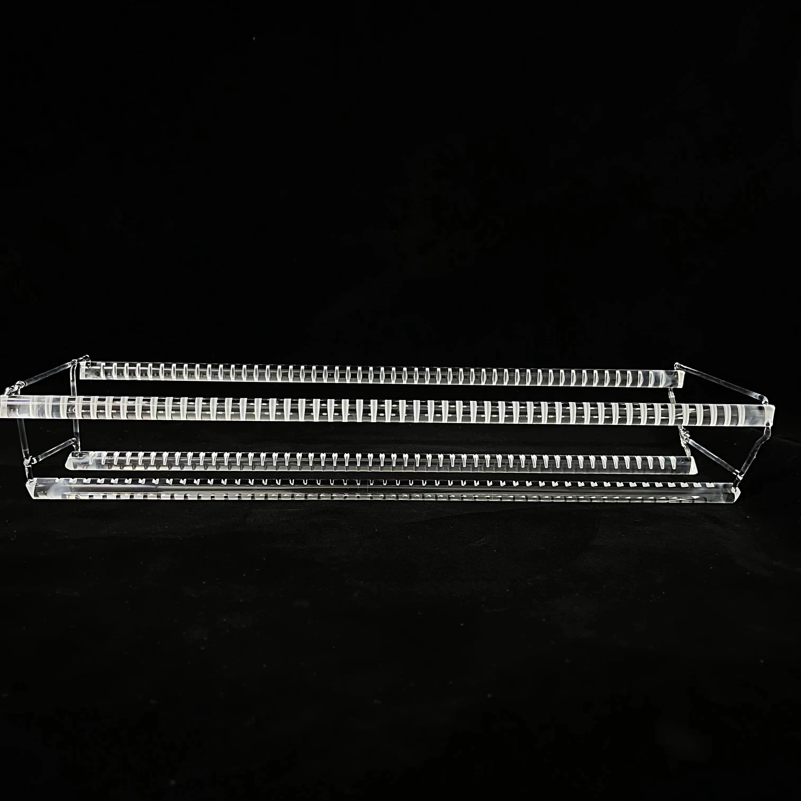 Quartz Wafer Boat For Experiments Wafer Carrier Clear Quartz Glass Boat ...