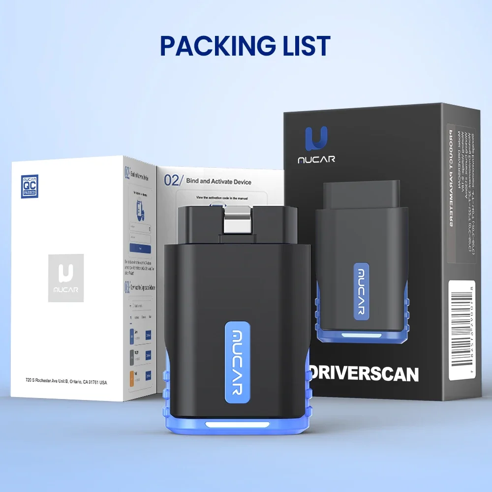 MUCAR DriverScan OBD2 Scanner Bi-directional Scan Tool OE Level All ...