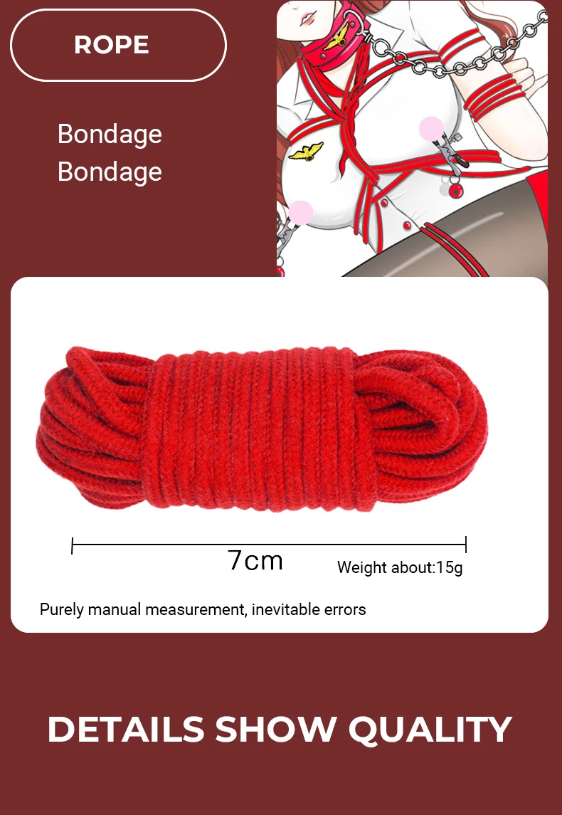 Double Bondage Set - SM Thigh Restraint Sling Legs Binding