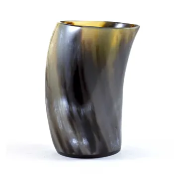 Buffalo Horn Glass Drinking Horns Viking Glass Tankard For Club Party ...
