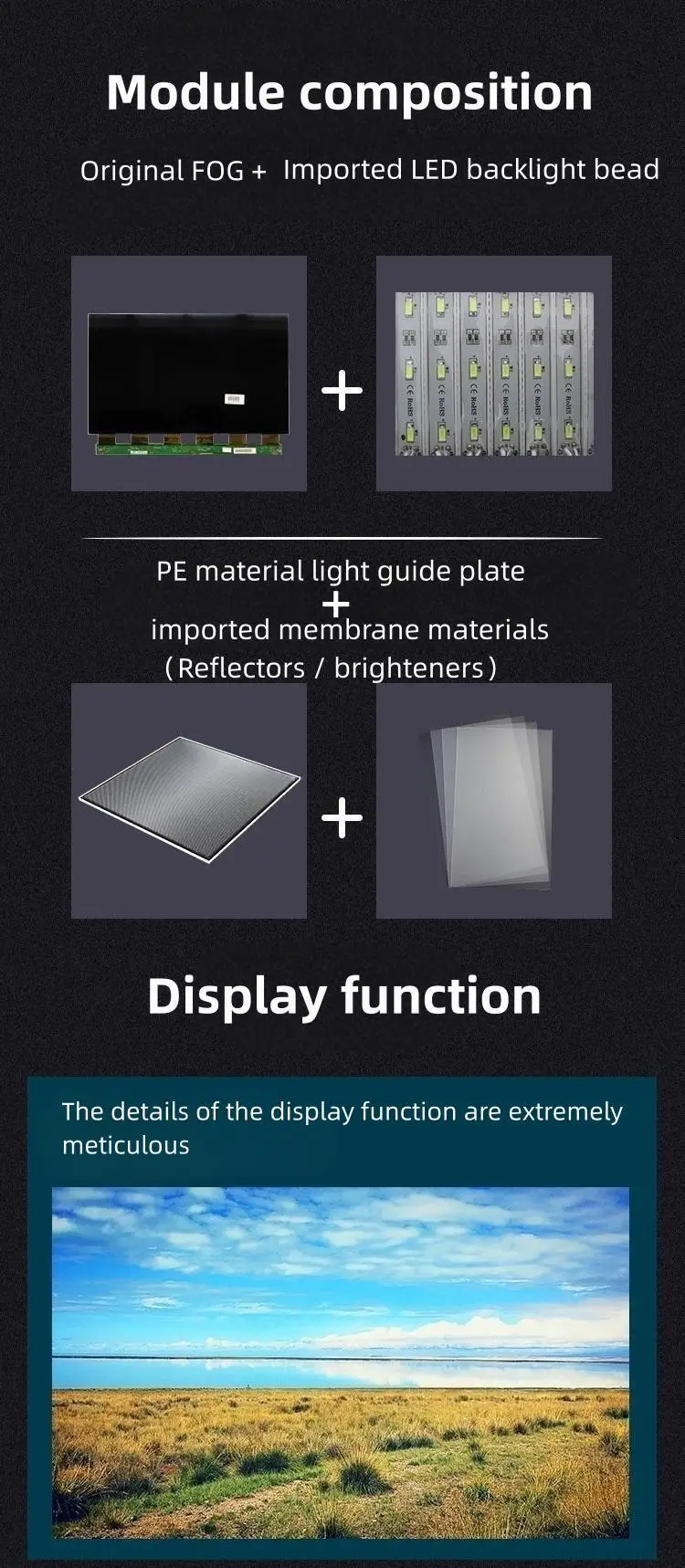 Customized 10.1 Inch Display Module Panel 1920*1080 10'' Lcd Touch ...