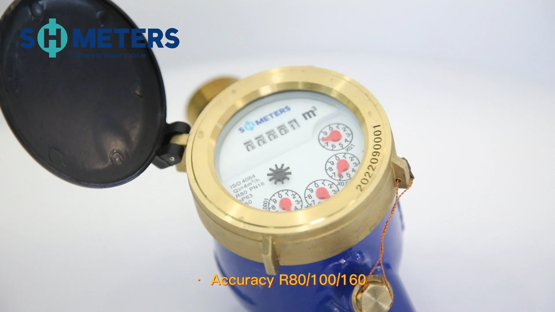 Brass Water Meter Pulse Output Water Meter For Household - Buy Dn15 ...