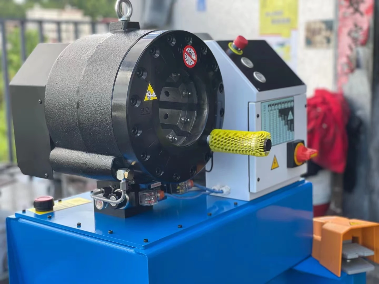 220v High Performance Hydraulic Hoses Press Machine Automatic Hose ...