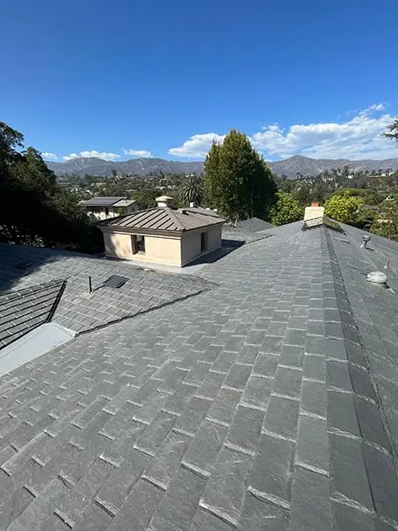 Black and Gray Natural Stone Split Slate Roof Tiles - Durable Slate ...