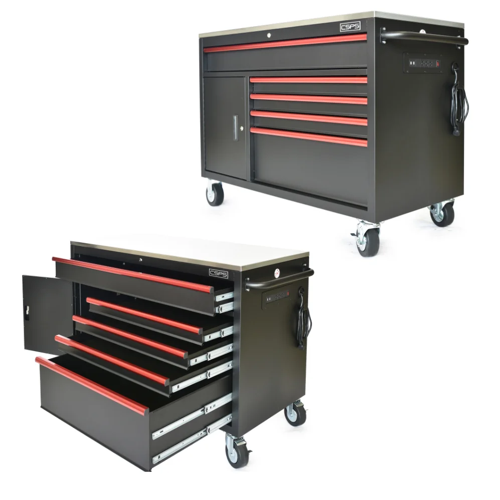Wholesale Tool Box Cabinet 132cm 05 Drawers For Mechanic Garage Tool ...