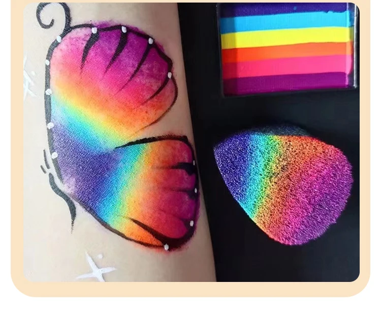 Body Painting Art Face Paint Festival Body Paint 12 Colors Face Paint ...