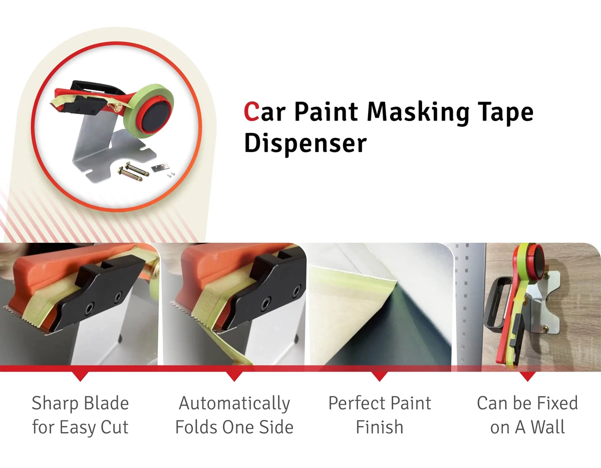 1 Series Folded Edge Tape Dispenser For Auto Body Painting ...