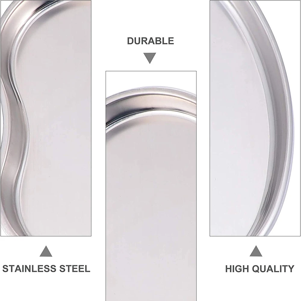 Professional Medical Tray 3 Set Kidney Shaped Curved Stainless Steel ...