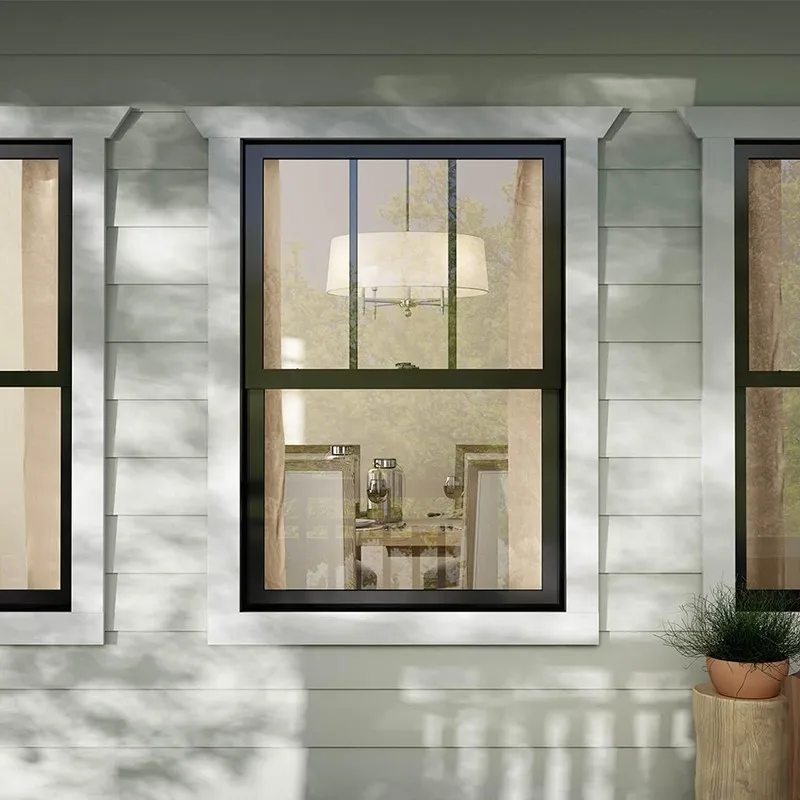 Nfrc Certified White Pvc Frame Vinyl Double Single Hung Vinyl Windows ...