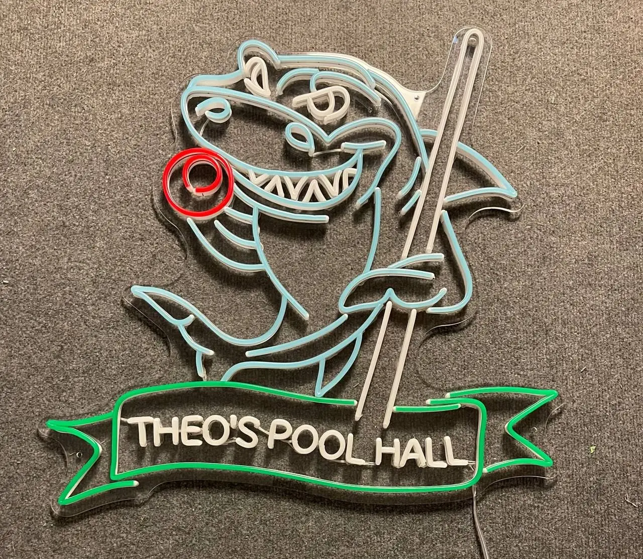 Pool Hall Shark Neon Signs Custom Neon Lights - Buy Pool Hall Shark ...