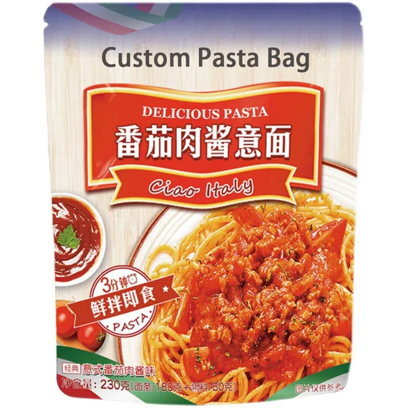 Custom Design Plastic Bags Food Packaging Back Sealed Stand Up Pouch ...