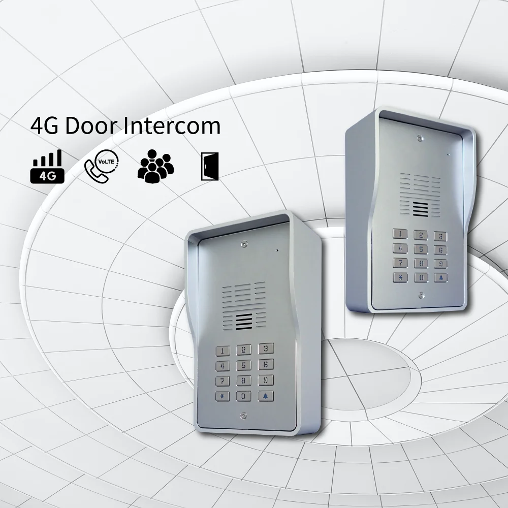 4g Multitenant Intercom System Control Gate Via Mobile - Buy Sim Mobile ...
