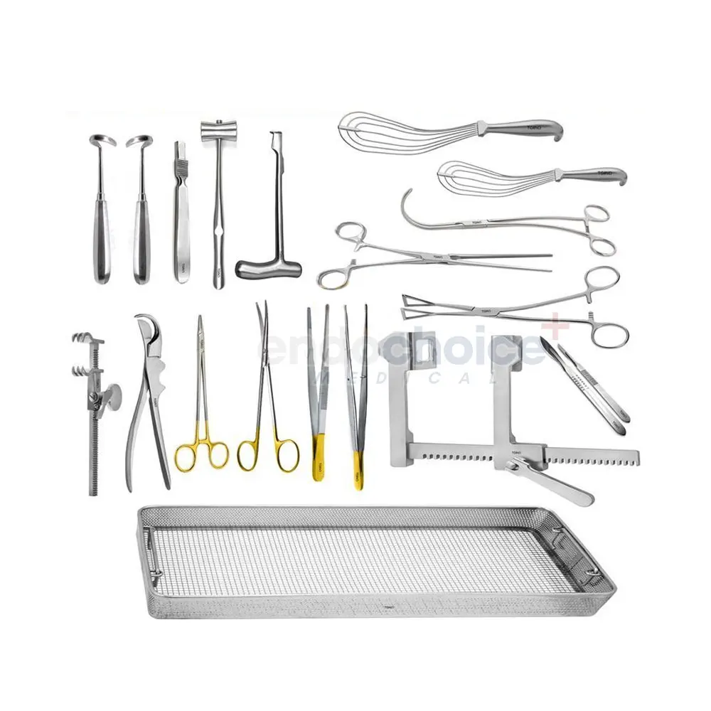 Surgical Grade Manual Stainless Steel Open Thoracotomy Set Precision ...