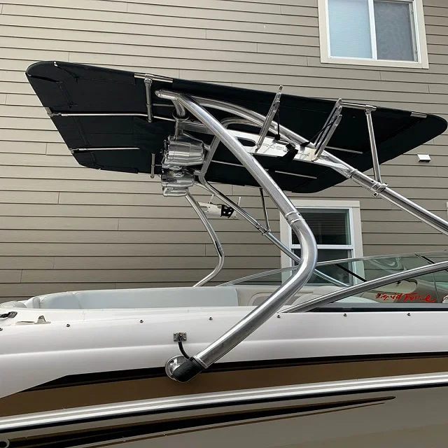 Reborn Aluminium Thrust Forward Facing Boat Wakeboard Tower Shinning ...
