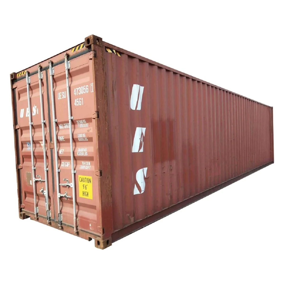 40ft High Cube Shipping Container Prefab Used Dry Cargo New Iso 20ft ...