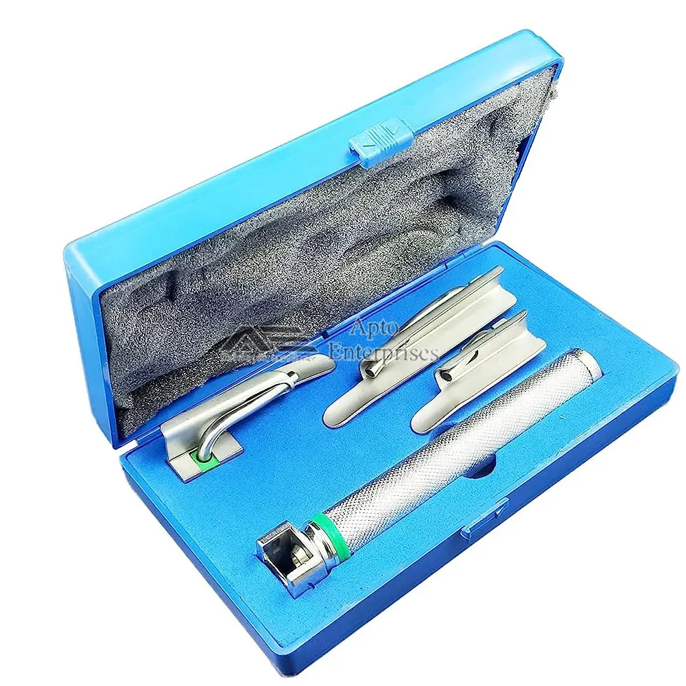 Fiber Optic Laryngoscope Complete Set Diagnostic Instruments By Apto ...