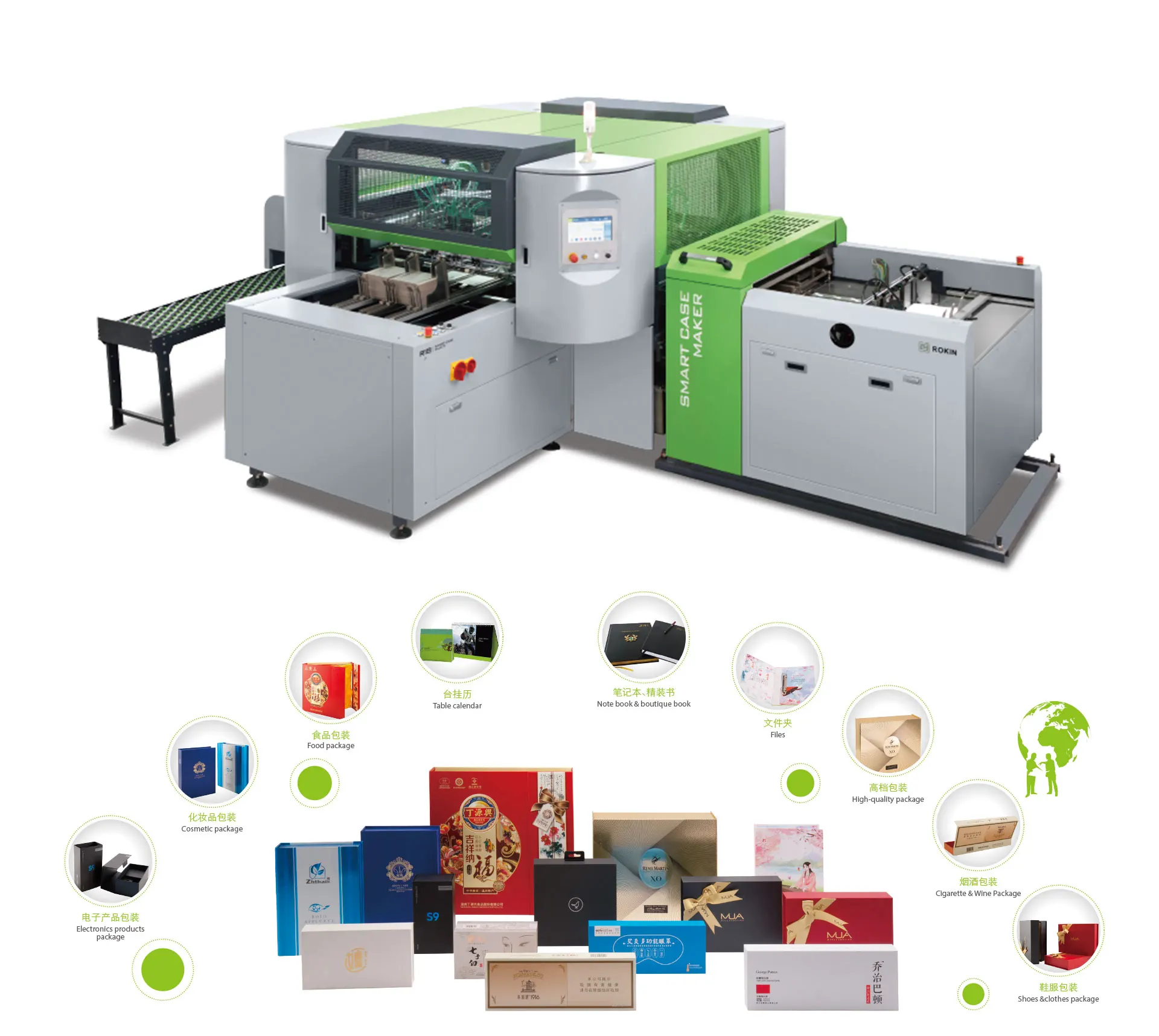 Rokin Brand Automatic Notebook Cover Making Book Case Making Machine ...