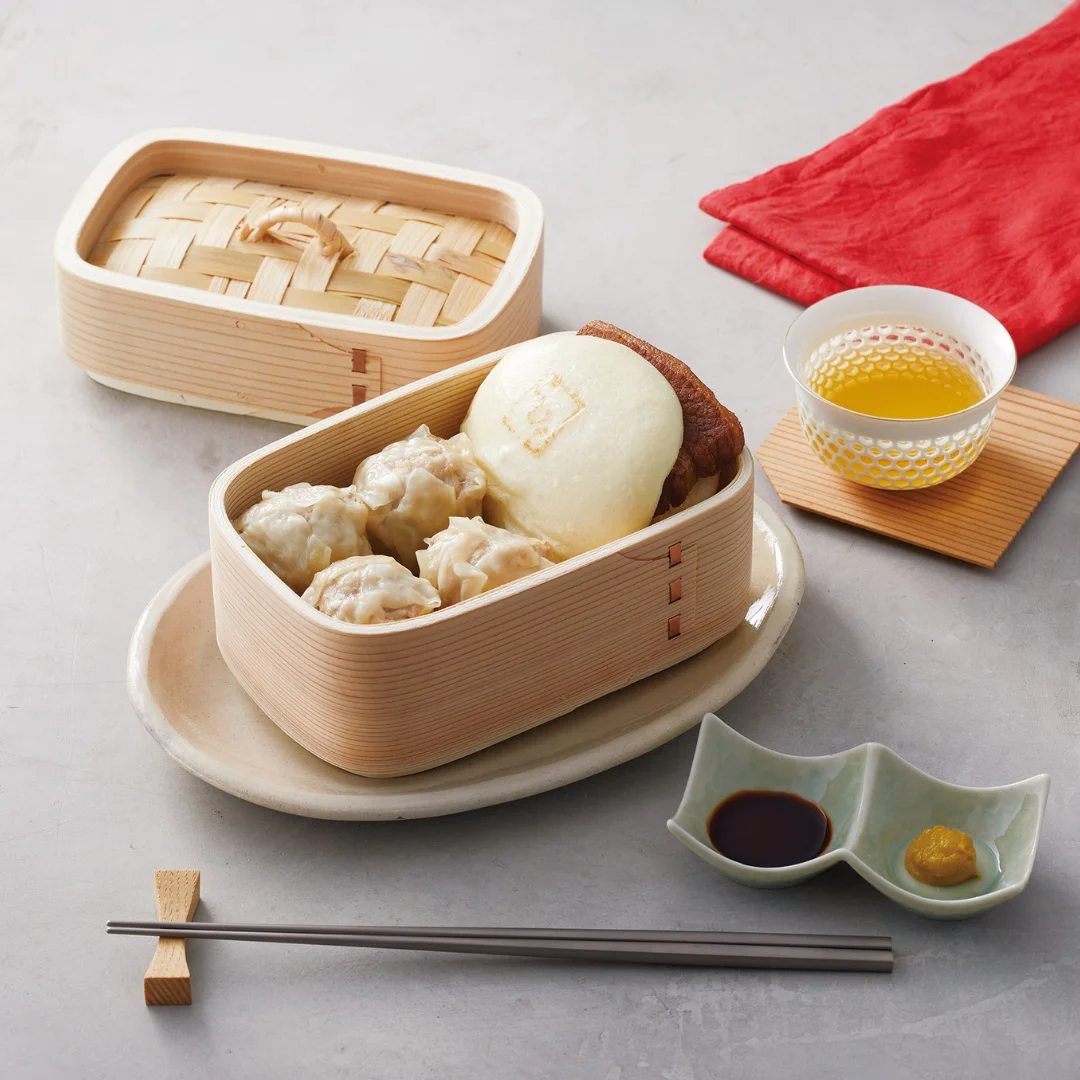 YOUBI Japanese Bamboo Food Steamer Bento Box-Portable Eco-Friendly ...