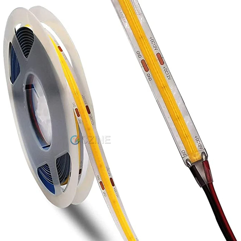 Ip65 Waterproof Addressable 2700k 3000k Cob Led Strip Light Warm Tape ...