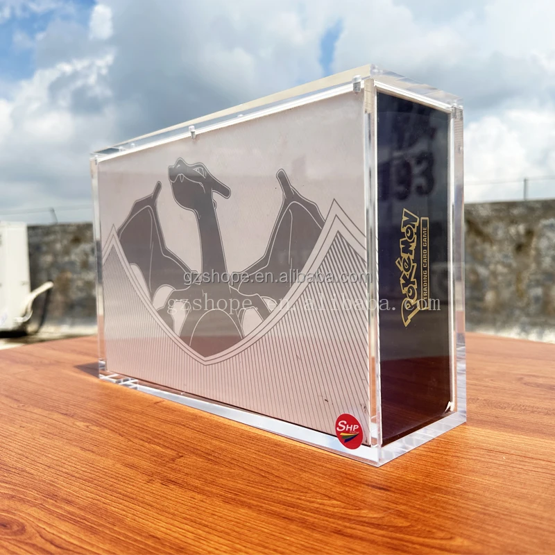 Acrylic Charizard Upc Box Display Case For Pokemon Charizard Ultra ...