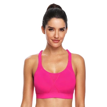 High Quality Women Back Adjustable Sport Bra Fitness Gym Bra Athletic Running Wear Yoga Sports ...