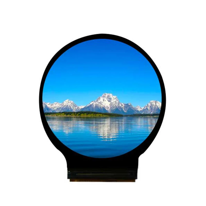 Round lcd high brightness MiPi 5 inch tft round screen 5 inch round lcd ...